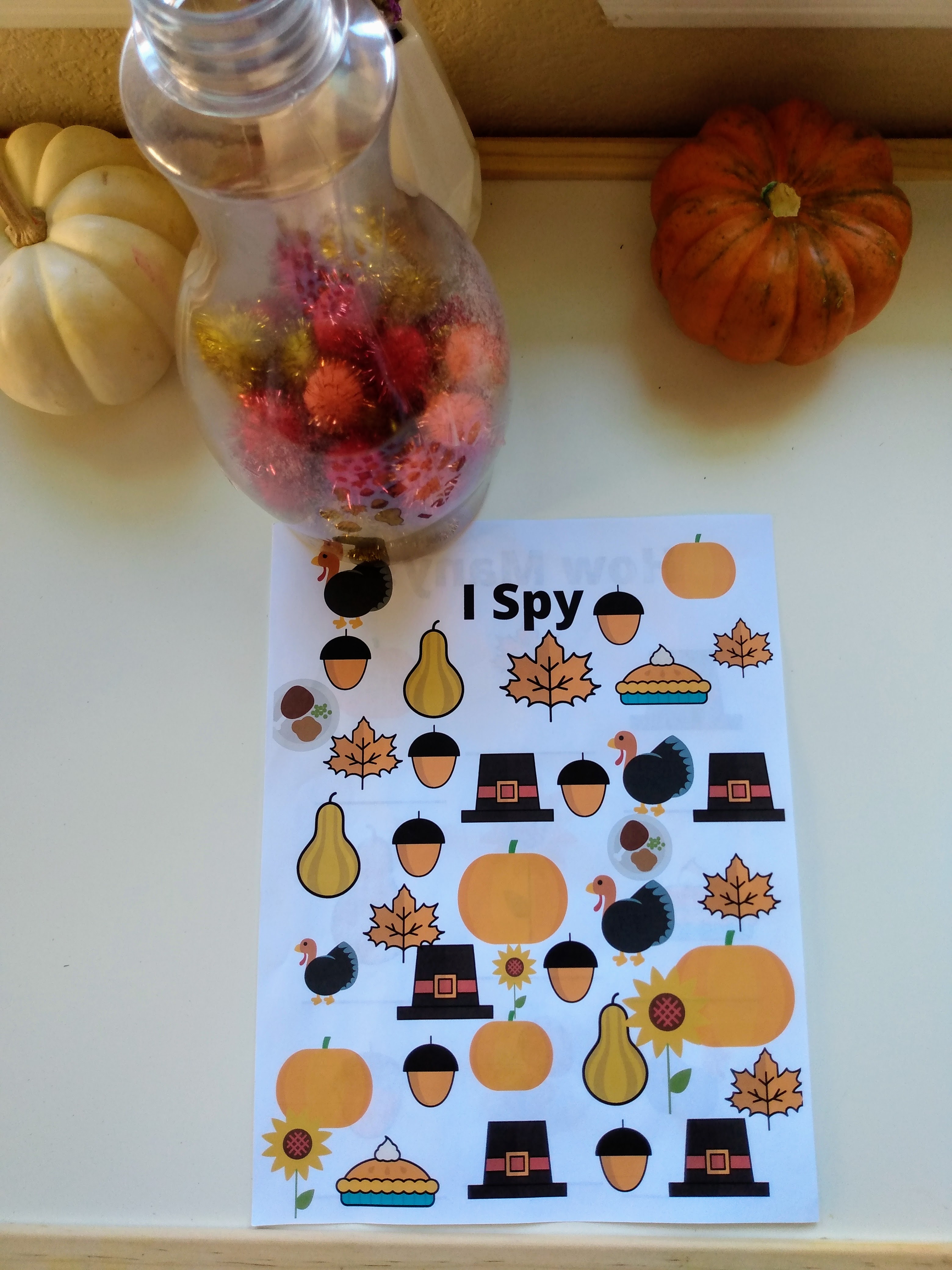 Thanksgiving Themed Toddler Work Trays – The Teaching Nanny