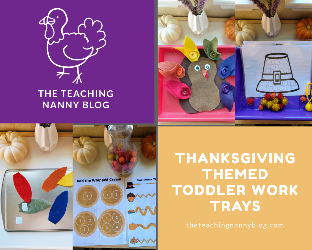 Thanksgiving Themed Toddler Work Trays – The Teaching Nanny