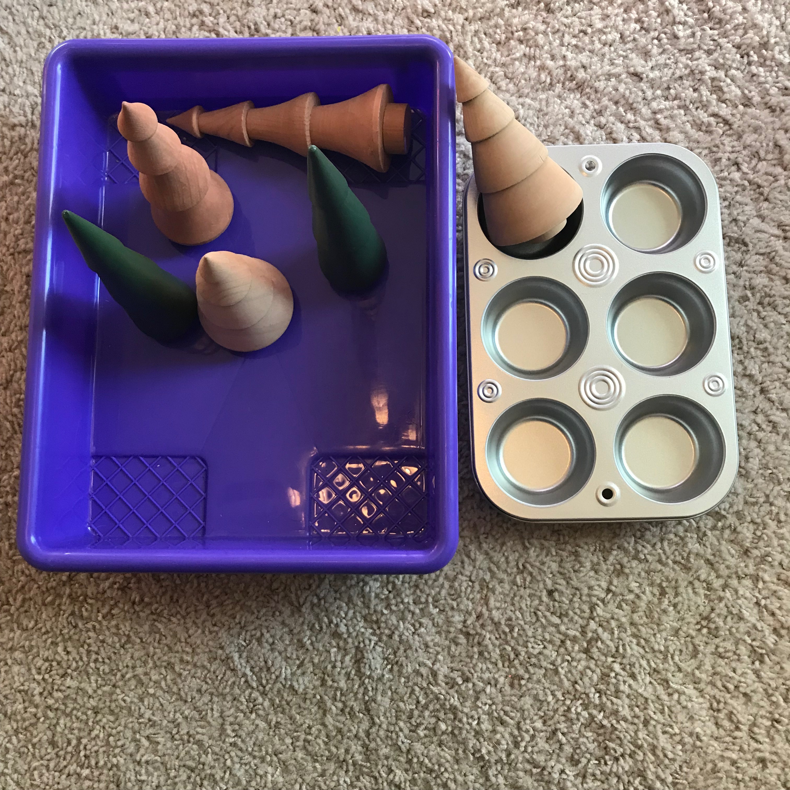 10 Christmas Tree Themed Toddler Work Trays – The Teaching Nanny