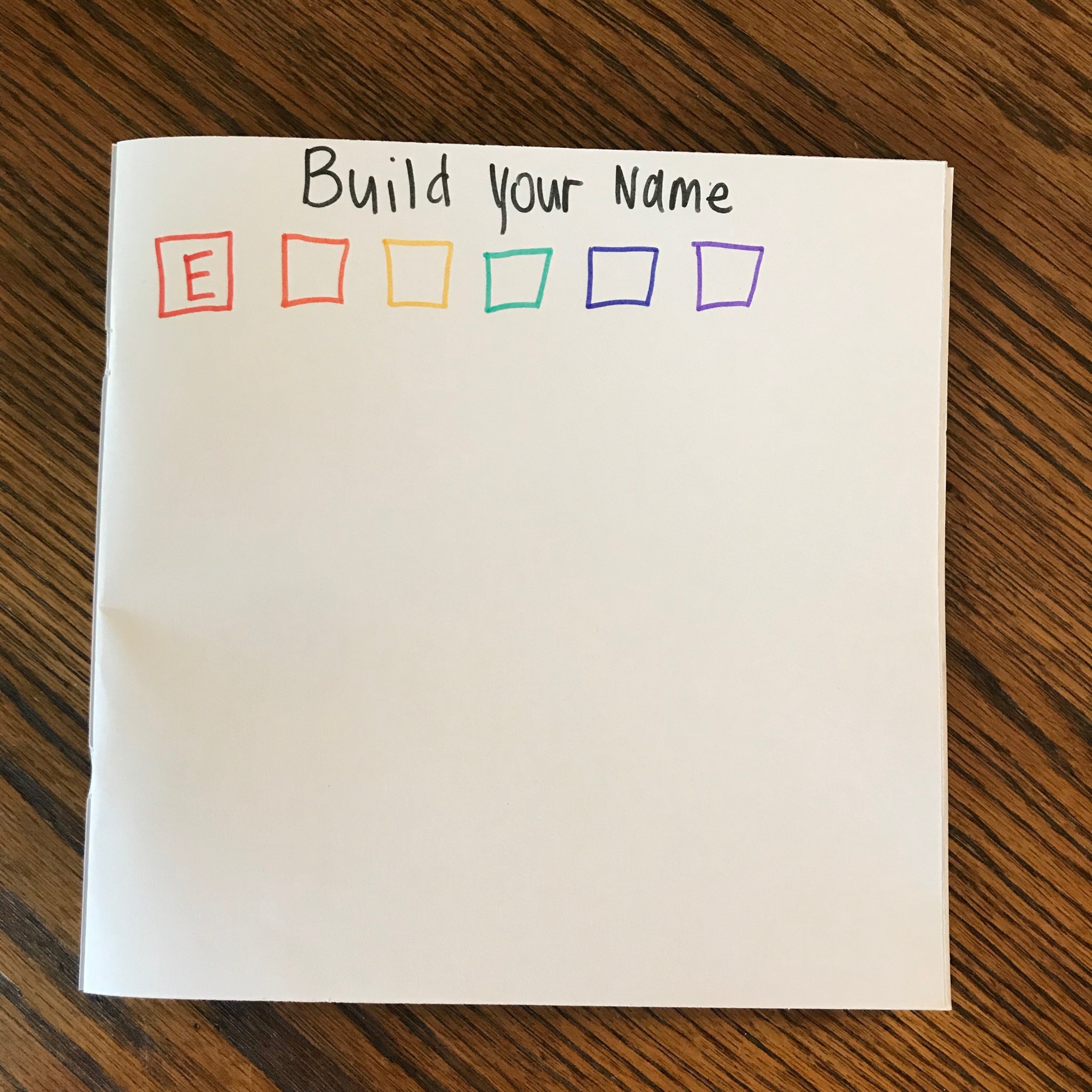 Rainbow Themed Active Learning Journal for Older Toddlers – The ...