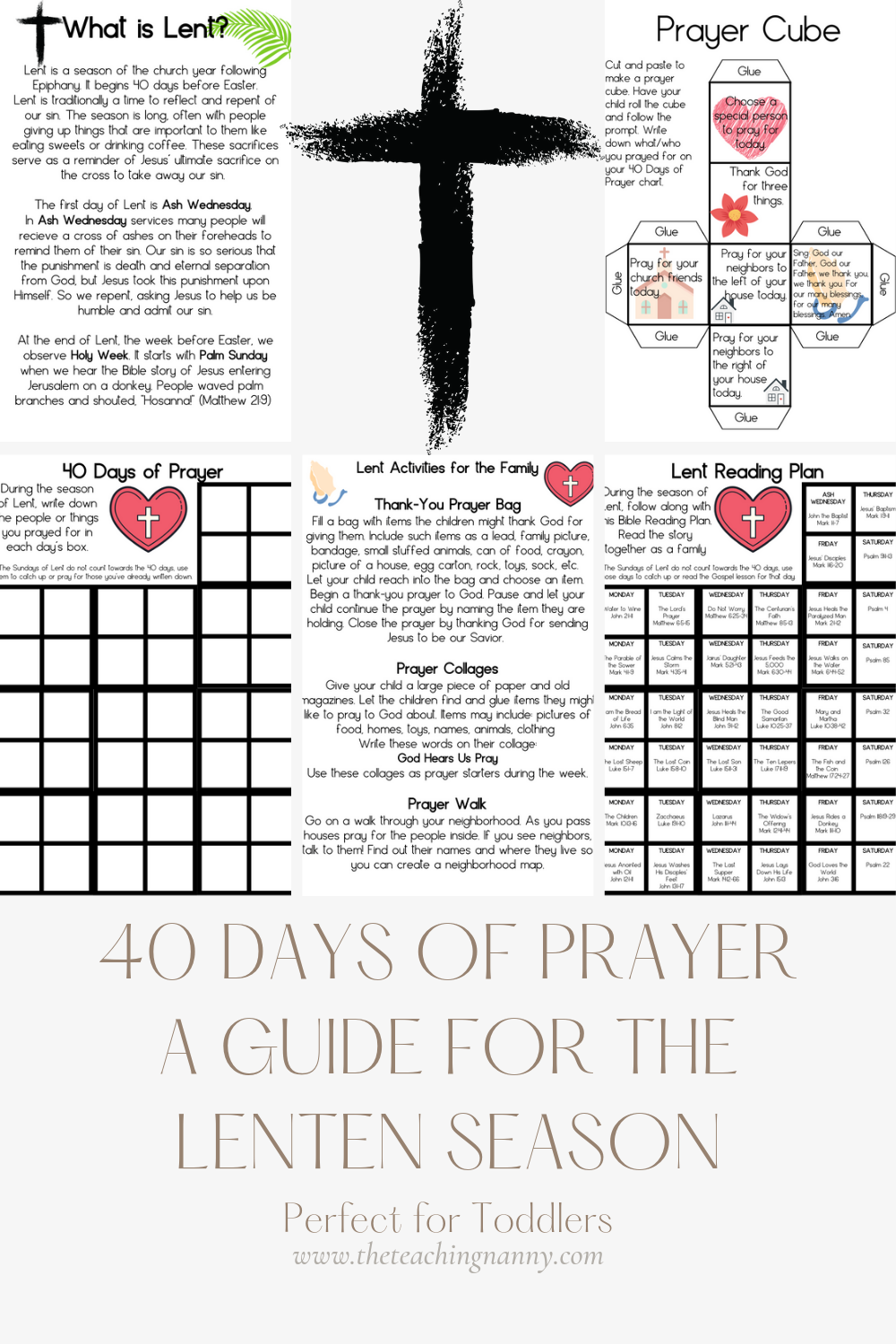 40 Days of Prayer a Guide for the Lenten Season – The Teaching Nanny