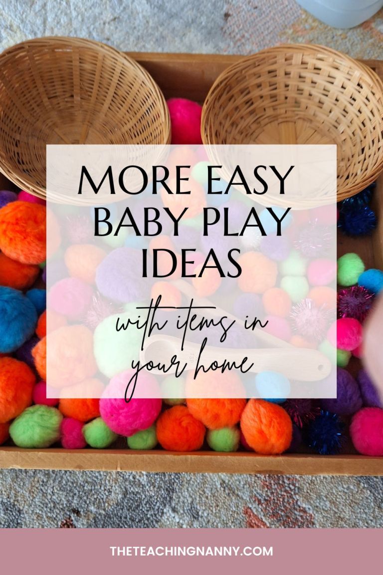 More Easy Baby Play Ideas with Items in Your Home – The Teaching Nanny