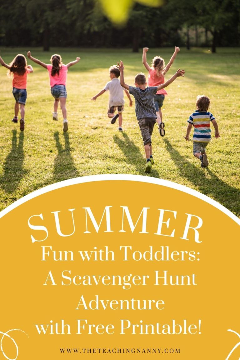 Summer Fun with Toddlers: A Scavenger Hunt Adventure! – The Teaching Nanny
